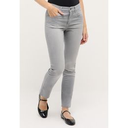 Angels Damen Angels Straight-Jeans &raquo;CICI&laquo; in Slim Fit-Passform grau 46, L&auml;nge 30