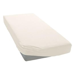 bellana Spannbettlaken &raquo;bellana Melone, 100% Baumwolle, Jersey, b&uuml;gelfrei&laquo; reine Baumwolle, Spannbetttuch f&uuml;r Matratzen bis 25cm H&ouml;he beige Mako-