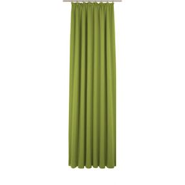 WIRTH Vorhang &raquo;Newbury&laquo; Kr&auml;uselband 1 Stk. tlg. nach Ma&szlig; gr&uuml;n Baumwolle, Polyester 215cm, Kr&auml;uselband, 130cm