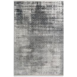 Sch&ouml;ner Wohnen Kollektion SCH&Ouml;NER WOHNEN-Kollektion Teppich &raquo;Vision 211&laquo; rechteckig 7 mm H&ouml;he Viskoseteppich mit Glanz, Wohnzimmer grau Kunstfaser, Viskose B : 80cm 1 Stk., 7mm
