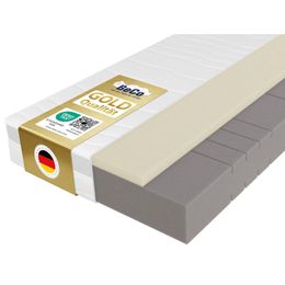 Beco Hybridschaum-Matratze &raquo;Feel Like Latex ONE KS - GOLD, Matratze 90x200 cm, 140x200 cm und mehr&laquo; 21 cm hoch 1 Stk. tlg. Ergonomischer Hybridschaum mit 