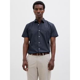 Jack & Jones Jack & Jones Herren Kurzarmhemd &raquo;JJJOE SHIRT SS PLAIN&laquo; schwarz S, N-Gr