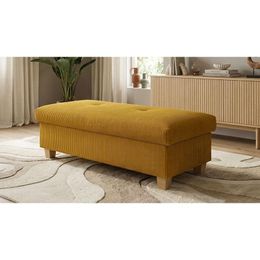OTTO home Hocker &raquo;Egedal&laquo; Polsterhocker Egedal mit Staufach, passend zum Sofa 90% Polyester, 10% Nylon B/H/T: 131cm x 42cm x 61cm, Cord