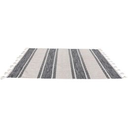 GUTMANN FACTORY Hochflor-Teppich &raquo;Puffy 67713&laquo; rechteckig 60 mm H&ouml;he beige Baumwolle B : 160cm 1 Stk., 60mm, L: 230cm