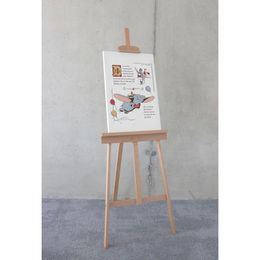 Komar Leinwandbild &raquo;Dumbo the Flying Elephant - Gr&ouml;&szlig;e 40 x 60 cm&laquo; Disney 40 x 60 cm (Breite x H&ouml;he), 1 Stk. tlg. Keilrahmenbild mit Echtholzrahmen, 