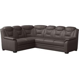 COTTA Ecksofa &raquo;Marcus L-Form&laquo; wahlweise mit Schlaffunktion & Stauraum braun 64% Polyurethan, 25% Polyester, 11% Baumwolle B/H/T: 263cm x 99cm x 211cm,