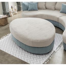 Home Affaire Polsterhocker &raquo;Lazio modern und bequem, tolle Detailverarbeitung&laquo; blau 93% Polyester, 7% Polyamid B/H/T: 150cm x 38cm x 96cm, Cord, 