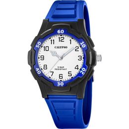 Calypso Watches Herren Calypso Watches Quarzuhr &raquo;Easy Time&laquo; Armbanduhr, Herrenuhr, Silikonarmband, analog blau Einheitsgr&ouml;&szlig;e