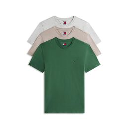 Tommy Jeans Herren T-Shirt &raquo;TJM EXTRA SLIM 3 PACK&laquo; Packung, 3 Mit Rundhalsausschnitt gr&uuml;n XXL