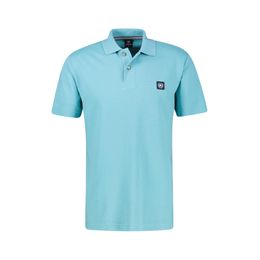 Lerros Herren Poloshirt "Maskulines Poloshirt mit griffiger Struktur in gro&szlig;en Gr&ouml;&szlig;en", blau, Gr. 5XL, 100% Baumwolle, Shirts