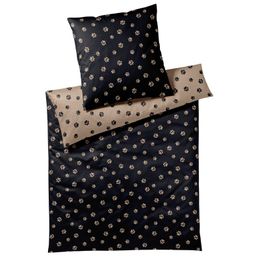Elegante Bettw&auml;sche &raquo;Paws&laquo; 2 Stk. angenehmes Hautgef&uuml;hl Mako-Satin, Obermaterial: 100% Baumwolle B/L: 155cm x 220cm, 1 Stk., 1 Stk., Mako-Satin, B/L: 80cm x 