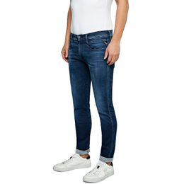 Replay Herren Slim-fit-Jeans &raquo;ANBASS HYPERFLEX BIO&laquo; mit Stretch-Anteil blau 33, L&auml;nge 30