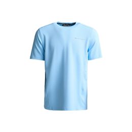 MONTERRAIN Herren T-Shirt "Monterrain FORM TEE", blau, Gr. M, bedruckt, 84% Polyester, 16% Elasthan, Shirts