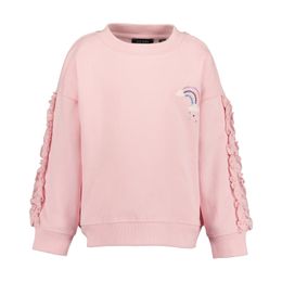 Blue Seven M&auml;dchen Sweater "Sweatshirt", rosa, Gr. 110, 100% Baumwolle, Sweatshirts