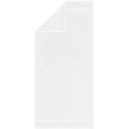 Egeria Handt&uuml;cher &raquo;Manhatten Gold&laquo; Uni Programm mit Streifenbord&uuml;re, reine Baumwolle wei&szlig; Frottier, Obermaterial: 100% Baumwolle B/L: 70cmx140cm, 1 Stk., 