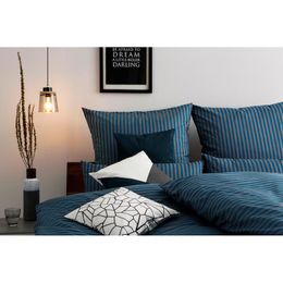 Bruno Banani Bettw&auml;sche &raquo;Jassen&laquo; 2 moderne Streifen-Bettw&auml;sche, mehrere Qualit&auml;ten, auch Premium grau Renforc&eacute;, Obermaterial: 100% Baumwolle B/L: 135cm x 200cm, 1 