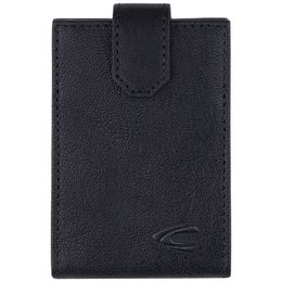 Camel Active Unisex Camel Active Kartenetui &raquo;Discover&laquo; innovatives Kartenetui aus fein genarbtem Ziegenleder mit RFID-Schutz schwarz Einheitsgr&ouml;&szlig;e