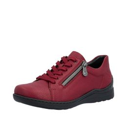 Rieker Damen Sneaker Schn&uuml;rschuh, Halbschuh, Klassik-Sneaker mit Rei&szlig;verschluss 37