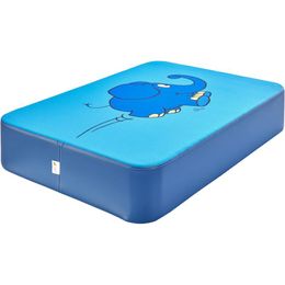 Hipp-Hopp - das H&uuml;pfpolster Weichbodenmatte &raquo;H&uuml;pfpolster S dunkelblau, Die Maus, Elefant&laquo; H&uuml;pfmatte; 97x70x17 cm; Made in Germany blau B/H/L: 70cm x 