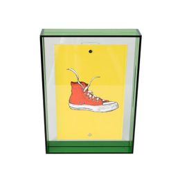 queence Bilderrahmen &raquo;Wechselrahmen gr&uuml;n&laquo; f&uuml;r 1 Bilder 1 Stk. tlg. Stylischer Neon Rahmen f&uuml;r Fotos und Bilder in 10x15cm gr&uuml;n Acrylglas B/H/T: 13,5cm
