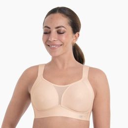 Anita active Sport-BH &raquo;Smart Control&laquo; Cups vorgeformt, weich, nahtlos, schlicht, breites Unterbrustband beige 95, Cup E Sport-BH
