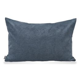 HOCK Dekokissen &raquo;Versatil Uni&laquo; Kissenh&uuml;lle mit F&uuml;llung, 1 St&uuml;ck blau Polyester B/L: 60cm x 40cm, 1 Stk.