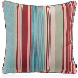 HOCK Dekokissen &raquo;Milane&laquo; mit Streifen, Kissenh&uuml;lle mit F&uuml;llung, 1 St&uuml;ck bunt Baumwolle, Polyester B/L: 50cm x 50cm, 1 Stk.