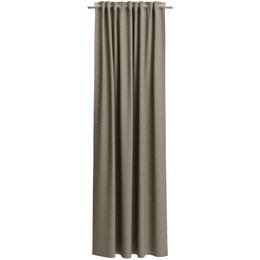 Neutex for you! Vorhang nach Ma&szlig; &raquo;ARUBA&laquo; Multifunktionsband 1 Stk. tlg. Uni Dimout, hochwertige Webstruktur beige Jacquard, Obermaterial: 100% 
