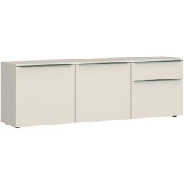 Tom Tailor HOME Sideboard Lowboard, Breite 165 cm,3 T&uuml;ren,1 Schublade, viel Stauraum beige Holzwerkstoff, Melamin, Spanplatte B/H/T: 165cm x 56cm x 