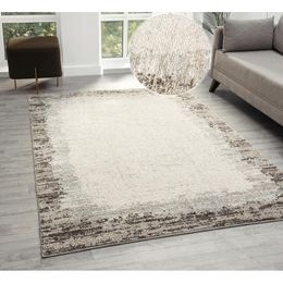 OTTO home Teppich &raquo;Leksa&laquo; rechteckig 15 mm H&ouml;he im Vintage-Look, Wohnzimmer, Schlafzimmer, Esszimmer beige Kunstfaser B : 240cm 1 Stk., 15mm, L: 320cm
