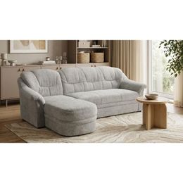 OTTO home Ecksofa &raquo;Nyborg 234 x 142 cm, stabil, komfortabel, formsch&ouml;n mit Steppungen&laquo; L-Form,mit Schlaffunktion, aus haustierfreundlichem Pet 