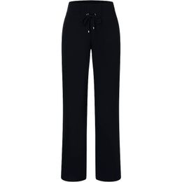 MAC Damen MAC Stoffhose &raquo;EASY WIDELEG&laquo; sehr elastische Qualit&auml;t, angenehmer Griff und hoher Tragekomfort schwarz 34, L&auml;nge 32