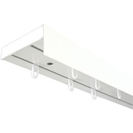 SN DECO GROUP Gardinenschiene &raquo;Vorhangschiene SH mit Blende&laquo; 2 l&auml;ufig-l&auml;ufig Fixma&szlig; wei&szlig; Kunststoff B/L: 220cm, 2 l&auml;ufig