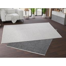 OCI DIE TEPPICHMARKE Teppich &raquo;JOKER OF COLORS&laquo; rechteckig 5 mm H&ouml;he Wendeteppich, weiche flache Oberfl&auml;che, beidseitug nutzbar grau Polyester B : 