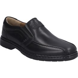 Josef Seibel Herren Slipper "Alastair 03, schwarz", Gr. 48, schwarz, Obermaterial: 100% Rindsleder Leather cow., Schuhe