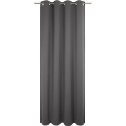 WIRTH Vorhang &raquo;Newbury&laquo; &Ouml;sen 1 Stk. tlg. nach Ma&szlig; grau Baumwolle, Polyester 245cm, &Ouml;sen, 130cm