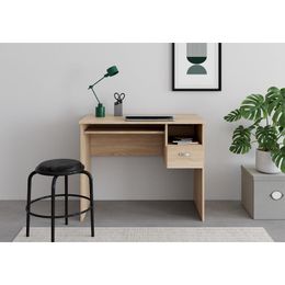 VOGL M&ouml;belfabrik Schreibtisch &raquo;Flo&laquo; braun B/H/T: 91cm x 72cm x 50cm,mit Tastaturauszug