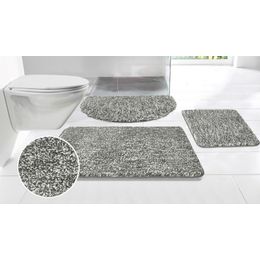Badematte OTTO HOME, H:30mm, grau, Polyester, Badematten, "Sanremo Standard, Badvorleger, Badezimmer Teppich, sehr weich", Badteppich, unifarben,