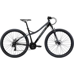 Bikestar Mountainbike 21 Gang Shimano RD-TY300 Schaltwerk Kettenschaltung f&uuml;r Damen und Herren, Kettenschaltung schwarz 46cm, 29 Zoll (73,66cm) Mountainbike