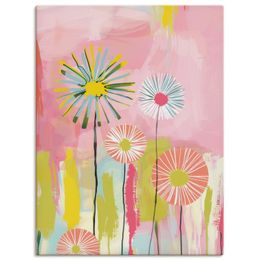 Artland Wandbild &raquo;Zarte T&ouml;ne&laquo; Blumenbilder 1 Stk. tlg. als Alubild, Leinwandbild, Poster, Wandaufkleber in verschied. Gr&ouml;&szlig;en bunt Leinwand B/H/T: 30cm x 40cm,