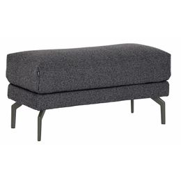 Creation BY ROLF BENZ Hockerbank &raquo;CR.450, Sitzbank&laquo; Alugussf&uuml;&szlig;e in umbragrau schwarz Chenille COCO (72% Polyester 15% Baumwolle 13% Polyacryl) B/H/T: 