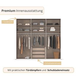 Rauch Kleiderschrank &raquo;Schwebet&uuml;renschrank Schrank Garderobe Ankleide Schlafzimmer TARO&laquo; in 3 verschiedenen Ausstattungen BASIC/CLASSIC/PREMIUM (SOFT-