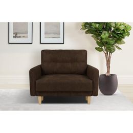 OTTO home Sessel &raquo;TRIPLO Relaxsessel mit Wellenunterfederung, Ma&szlig;e B/T/H: 95/100/89 cm&laquo; Polstersessel mit Steppung im R&uuml;ckenkissen, hohe Qualit&auml;t 
