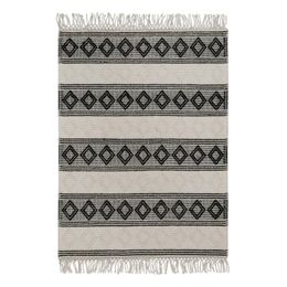 Esprit Teppich &raquo;Cara&laquo; rechteckig 8 mm H&ouml;he Wollteppich, Raute, kurzflor, handgewebt, Skandi, geometrisch, natur Schurwolle B : 160cm 1 Stk., 8mm, L: 230cm
