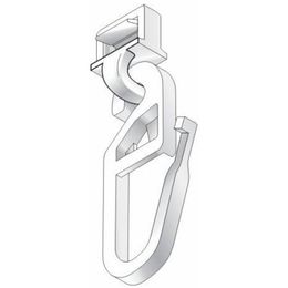 HINNO Klick-Gleiter &raquo;hinno-clic HC72&laquo; HINNO Clic-Gleiter wei&szlig; Kunststoff B/H/L: 0,55cm x 1cm x 3,04cm, 100 Stk.