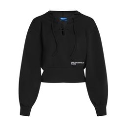 KARL LAGERFELD JEANS Sweatshirt Damen Gr&ouml;&szlig;e S schwarz / wei&szlig;