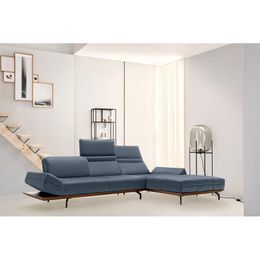 Creation BY ROLF BENZ Ecksofa &raquo;CR.420, Designecksofa, bequem, verstellbare R&uuml;ckenlehne, L-Form&laquo; in 2 Qualit&auml;ten, Holzrahmen in Eiche Natur oder 