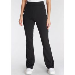 Laura Scott Damen Bootcuthose in moderner L&auml;nge schwarz 34, N-Gr