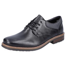 Rieker Herren Schn&uuml;rschuh in eleganter Optik, Freizeitschuh, Halbschuh, Schn&uuml;rschuh schwarz 40