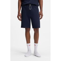 Hugo Underwear Herren HUGO Underwear Shorts &raquo;NAUTIX SHORTS&laquo; aus Stretch-Baumwolle, Logo-Tape blau XL (54), N-Gr